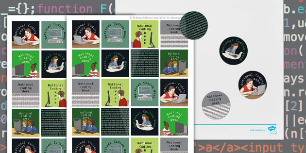 National Coding Week - Celebration Stickers (teacher made)