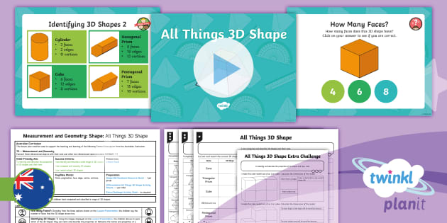 3D Shapes Year 5 Resource Pack 1 | Twinkl PlanIt Maths