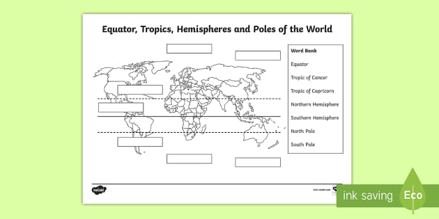 Planet Earth Pole To Pole Worksheet