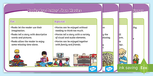 Persuasive Writing Prompt Posters Reasons For And Against