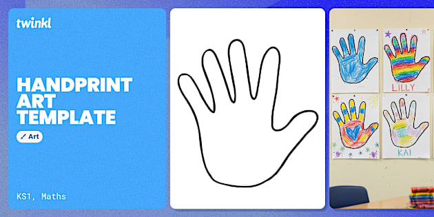👉 Blank A4 Hand Templates - F-2
