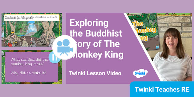 FREE! - KS1 (Ages 5-7) The Monkey King Story Video Lesson