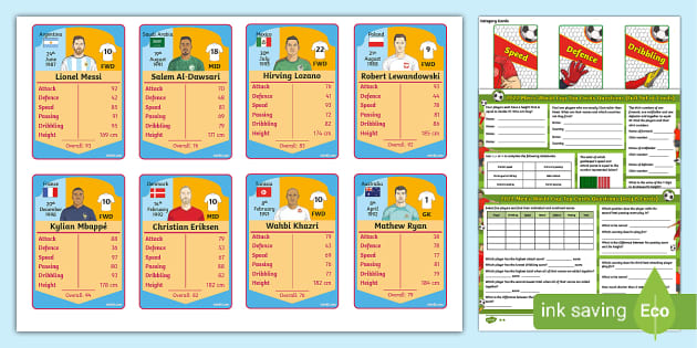 👉 KS2 Men's World Cup 2022 Top Card Maths Questions