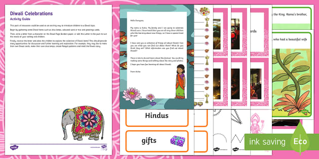 Editable Diwali Celebrations Letter Resource Pack - Twinkl