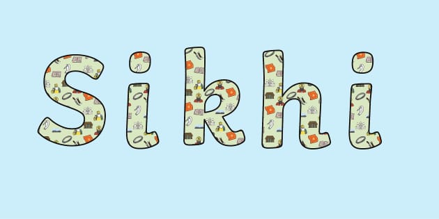 Sikhi Display Lettering (teacher made) - Twinkl