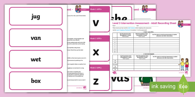 KS1 Level 3 Intervention - Assessment Pack (teacher made)