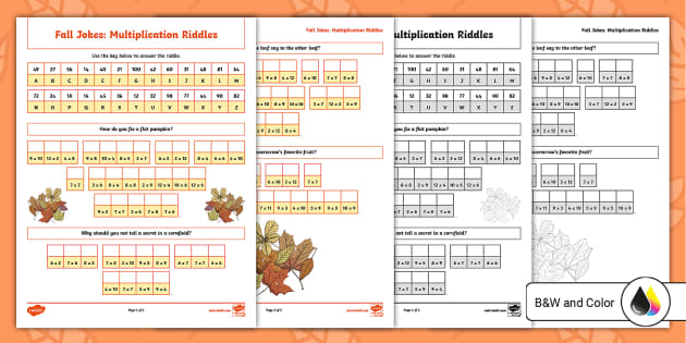Fall Riddles and Jokes for Kids - Twinkl