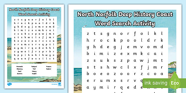FREE! - Visit North Norfolk Word Search Activity - Resources