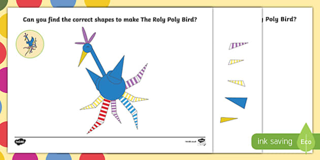FREE! - Bird Shape Worksheet / Worksheet Pack to Support Teaching on The