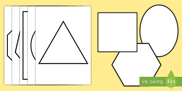 2D Shape Outlines (teacher made)