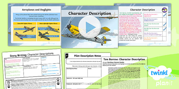 World War II: The Battle of Britain: Story Writing 1 Y5 Lesson Pack