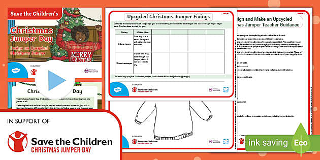 FREE! - Christmas Jumper Day - Design - Resource Pack - Primary