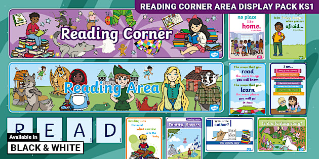 Cosy Reading Corner Area Display Pack | Primary Resources