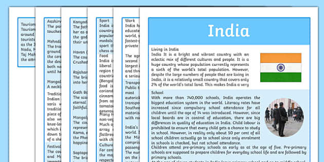 Facts About India For Kids Information Sheet Geography facts-about-india-for-kids-information-sheet-geography