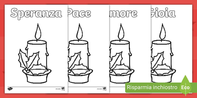 Fogli da colorare Avvento (teacher made) - Twinkl