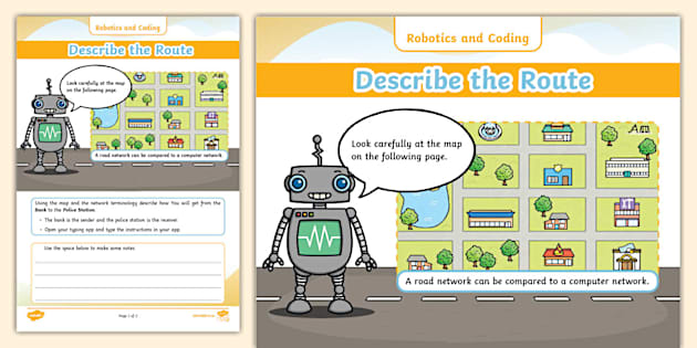 Robotics And Coding Algorithms Networks Follow The Route