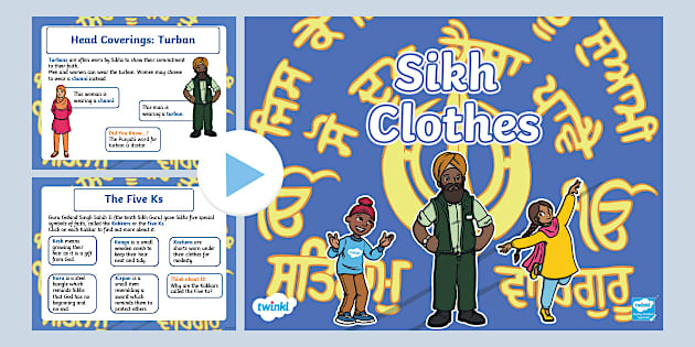 Sikh Clothes PowerPoint (teacher made) - Twinkl