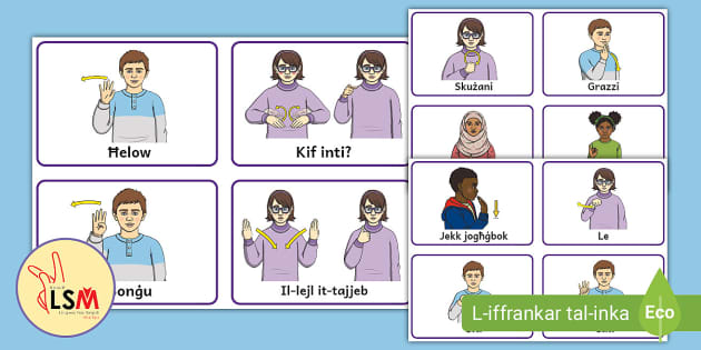 Il-Lingwa tas-Sinjali Maltija l Leħħiet: Sinjali Soċjali