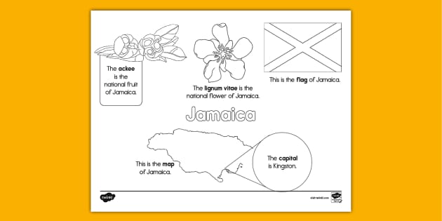 jamaica coloring book