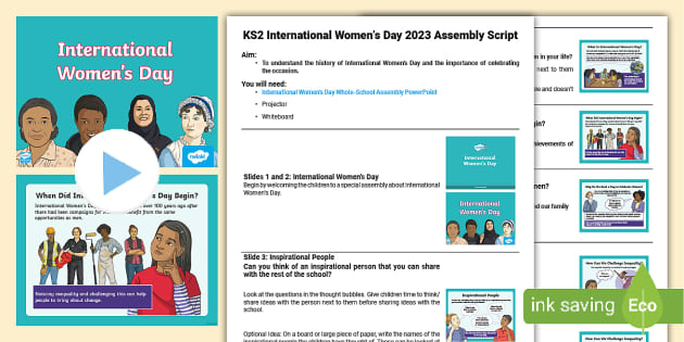International Women’s Day KS2 Assembly Pack | Twinkl Life