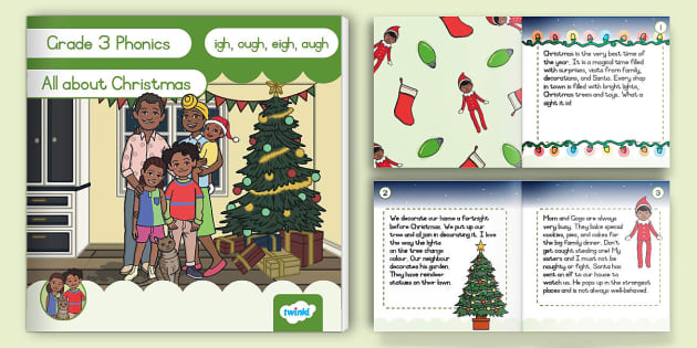 Grade 3 Phonics eBook: igh; eigh, augh, ough (teacher made)