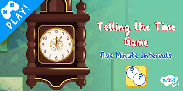 👉 Telling The Time Maths Game 5 Minute Intervals