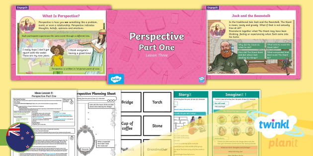 Level 3 Writing Ideas Lesson 3: Perspective Part One