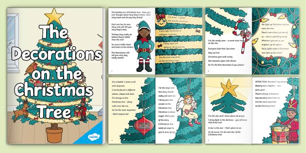 The Decorations on the Christmas Tree eBook (teacher made)
