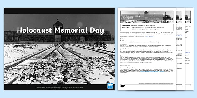Holocaust Memorial Day Pack (teacher made)