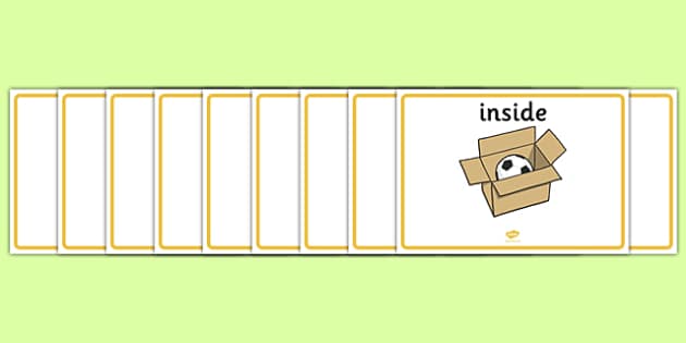 FREE! - Positional Language Display Posters (teacher made)