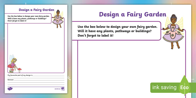 Design a Fairy Garden Activity (Teacher-Made) - Twinkl