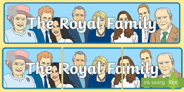 The Royal Family Display Banner (teacher made)