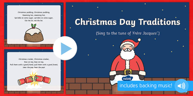 Christmas Day PowerPoint Presentation | Traditions Song