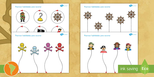 Ficha de actividad: Practicar habilidades para recortar