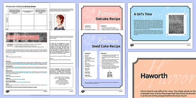 GCSE 19th Century Context: Brontes' Childhood (teacher made)