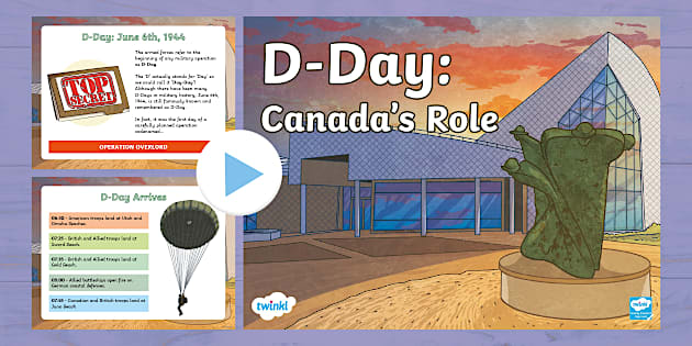 D-Day: Canada's Role (teacher made) - Twinkl