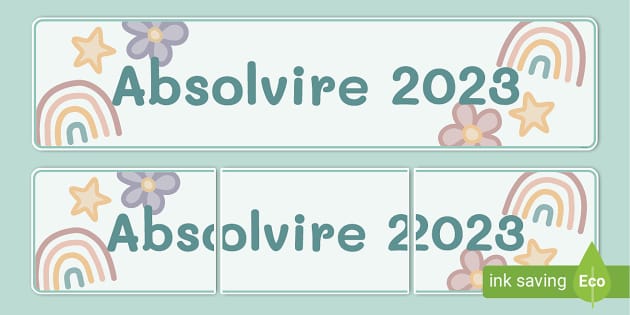 Absolvire – Banner (Teacher-Made) - Twinkl