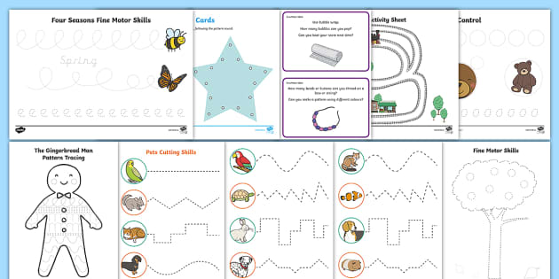 Junior Infants Starting School Fine Motor Skills Activity Pack