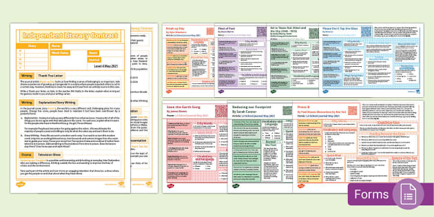 Level 4 May 2021 School Journal Contract and Guided Reading Ultimate Pack