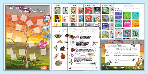 Summer Reading Challenge Pack | Children's Learning at Home