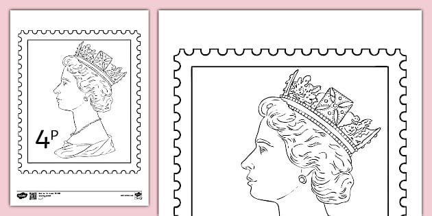 Postage Stamp Colouring Sheet | Colouring Sheets