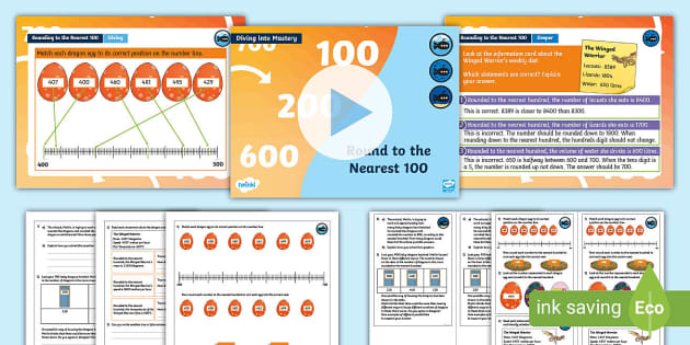 White Rose Maths Complementing Year 4 Rounding to the Nearest 100