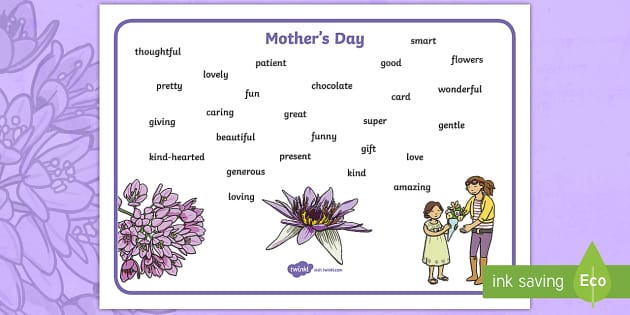 Mother's Day Word Mat | Primary Resources (teacher made)