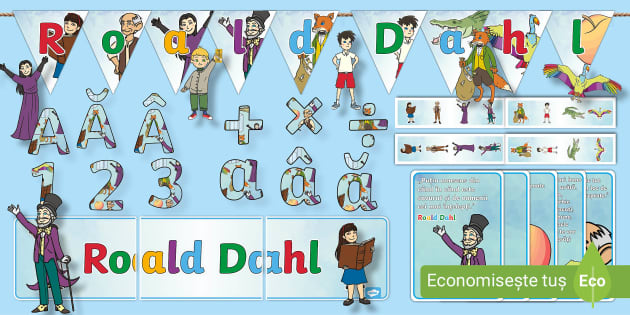 Ziua Roald Dahl – Pachet pentru amenajarea clasei - Twinkl