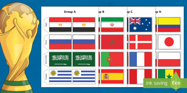 World Cup Country Flags Paper Chains (Teacher-Made)