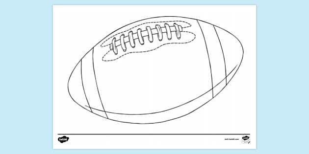 FREE! - Paralympic Rugby Ball Colouring | Colouring Sheets