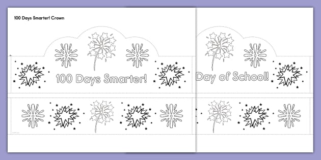 100th Day of School Crown (teacher made) - Twinkl