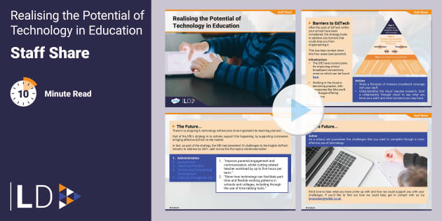 Staff Share: Technology in Education (teacher made) - Twinkl