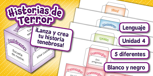 Plantilla | Dado | para Crear | Historias de Terror