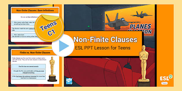 ESL Non-finite Clauses PPT Lesson for Teens - Twinkl ESL Non-finite Clauses PPT Lesson for Teens - Twinkl